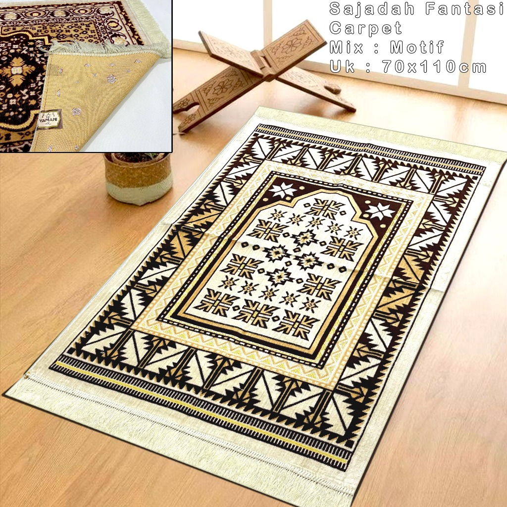 Jual Sajadah Turkey Dewasa Super Spigel Bahan Beludru Perlengkapan ...