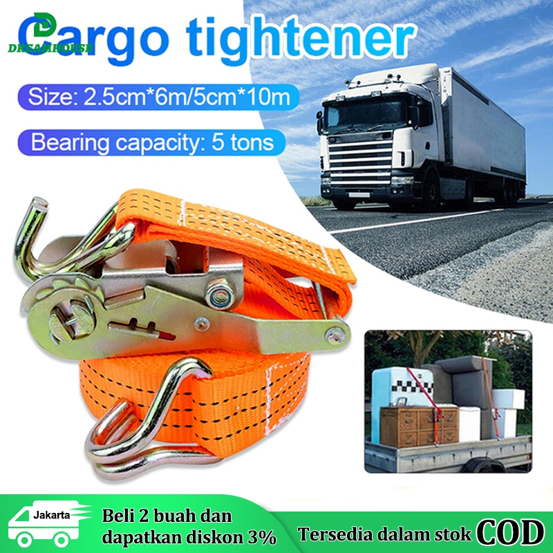 Jual Rachet Tie Down 10 Ton X 10 Meter Tali Ikat Barang Mobil Truk 4CMX ...