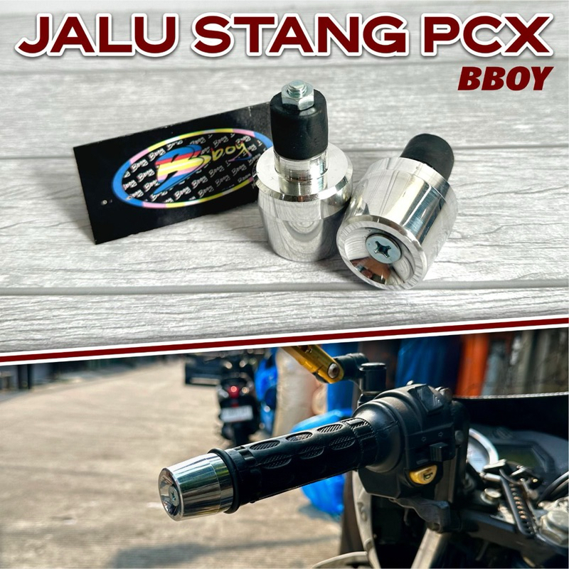 Jual JALU STANG PCX BAHAN ALUMINIUM TEBAL CROM COCOK UNTUK SEMUA MOTOR ...
