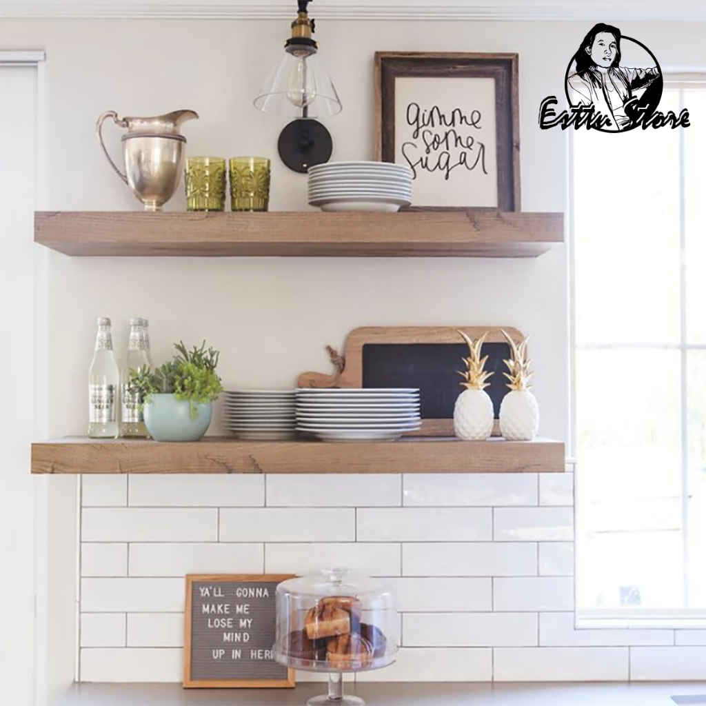 Jual Rak Ambalan Dinding Minimalis/Hiasan Papan Hambalan Dinding Ukuran ...