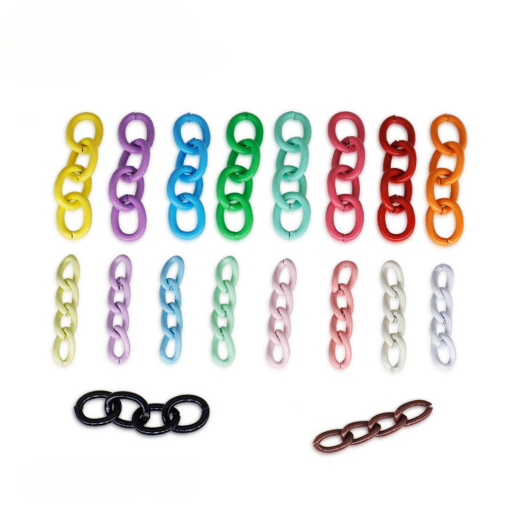 Jual 1,4 MM Mote Rantai Oval | Rantai Extender DIY 20 Pcs | Shopee ...