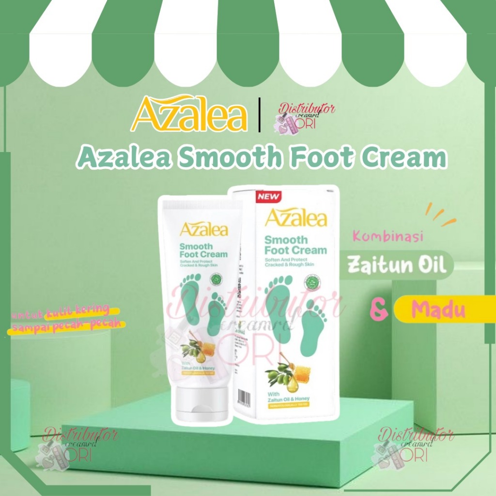 Jual Azalea Smooth Foot Cream 35 Gr - Perawatan Kulit Kaki Kering dan ...