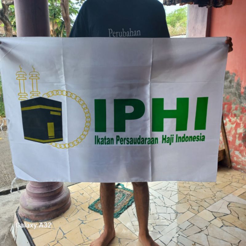 Jual bendera IPHI ikatan persaudaraan haji indonesia bendera iphi besar ...