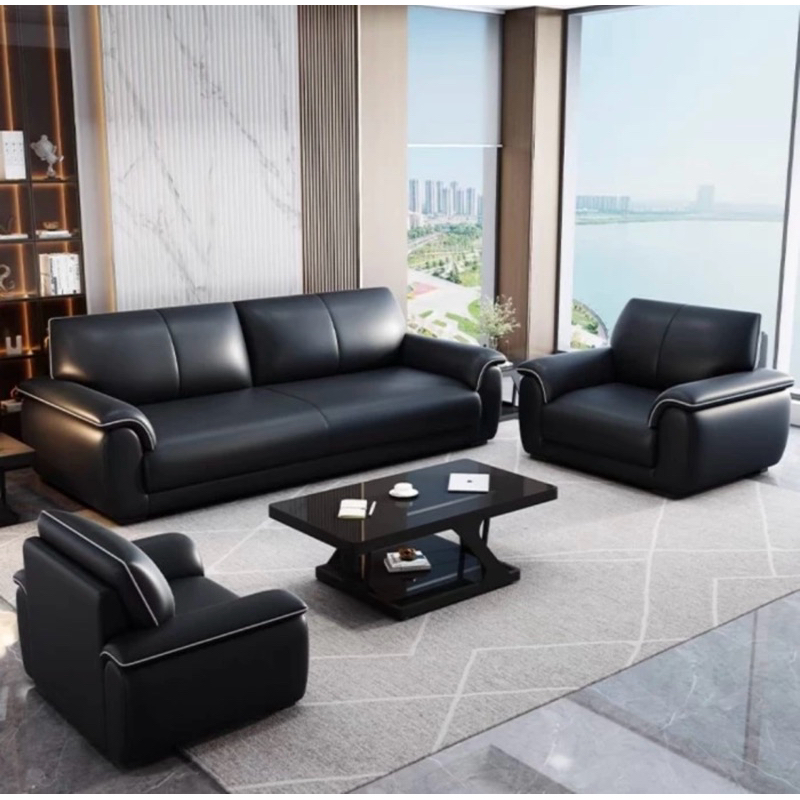 Jual Sofa Kulit 211 Sofa Kantor Premium Sofa Modern Ruang Tamu Elegant ...