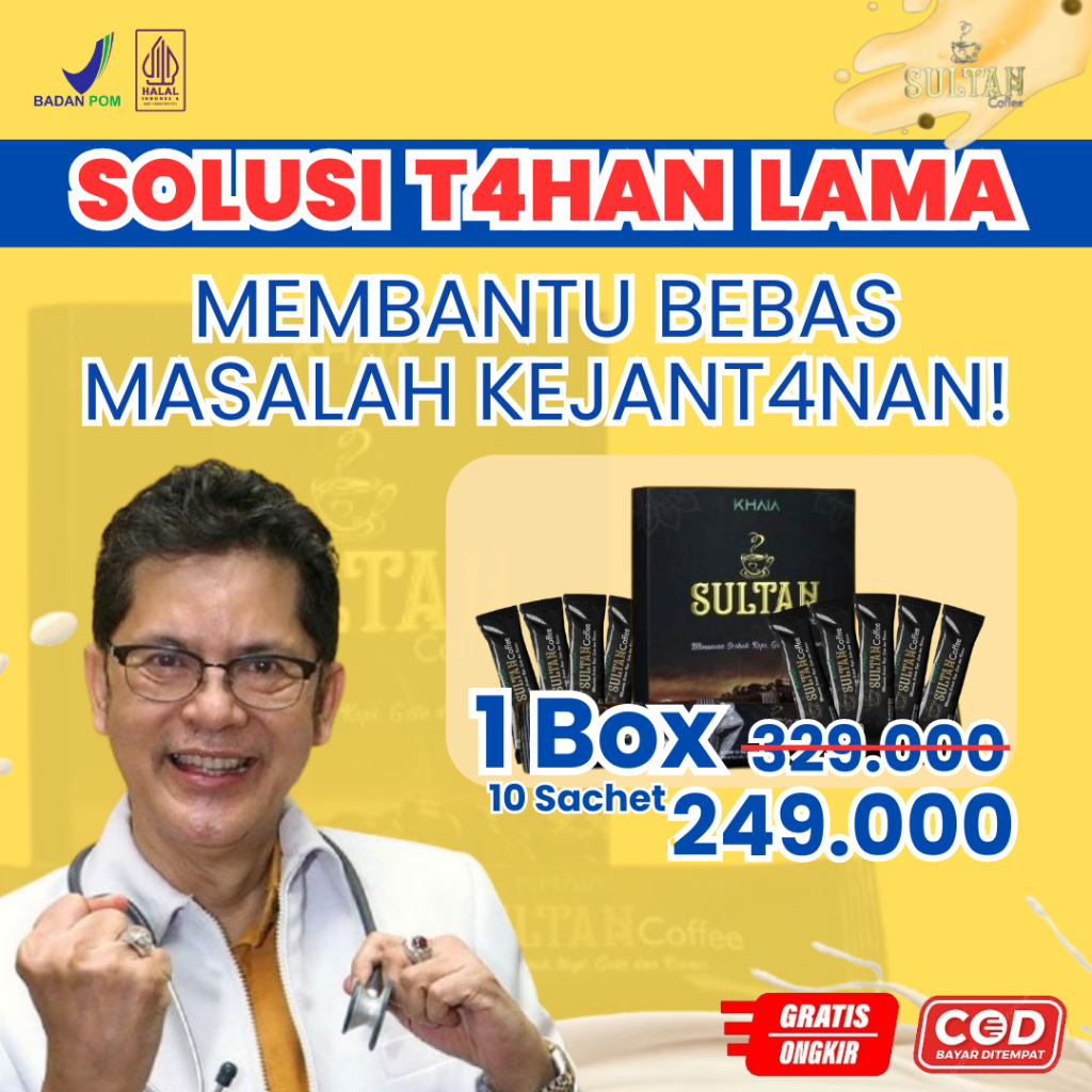 Jual KOPI SULTAN – Sebagai Suplemen Pria Obat Sakit Vitl Herbal Kopi ...