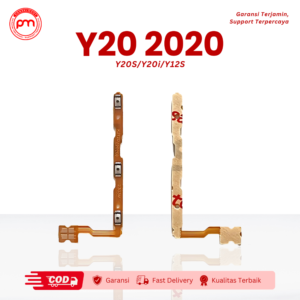 Jual Flexible Power ON/OFF Volume Vivo Y20 2020 Y20S Y20i Y12S | Shopee ...