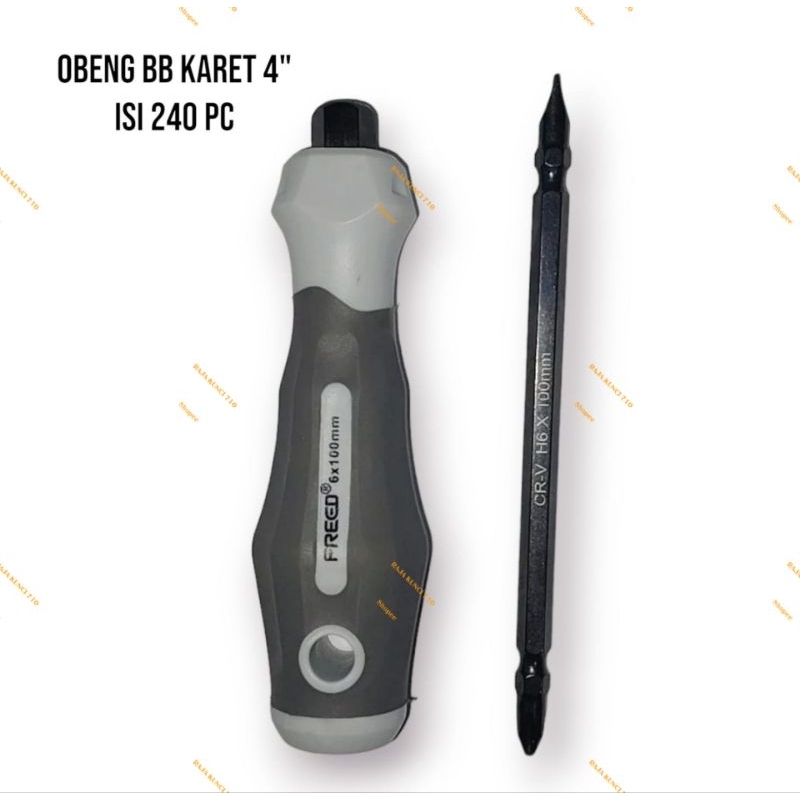 Jual Obeng Magnet Bolak Balik Plus Min FREED / Obeng Gagang Karet BB ...