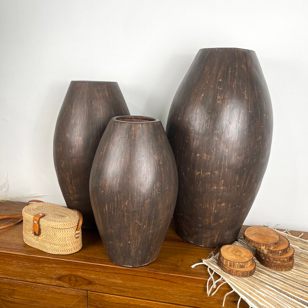 Jual Vase keramik terakota interior ceramic terracotta vas pot bunga ...