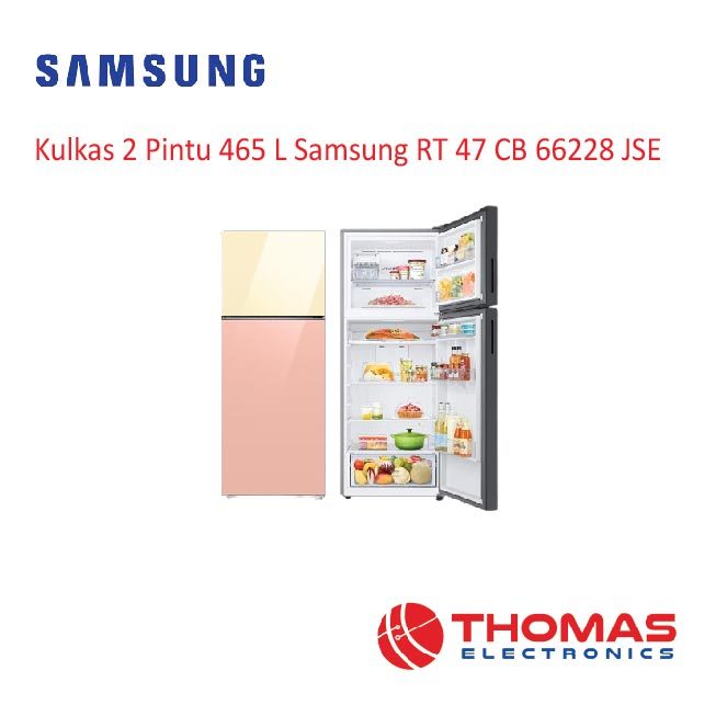 Jual Kulkas 2 Pintu Bespoke 465 Liter Samsung RT47CB66228JSE RT47 CB ...