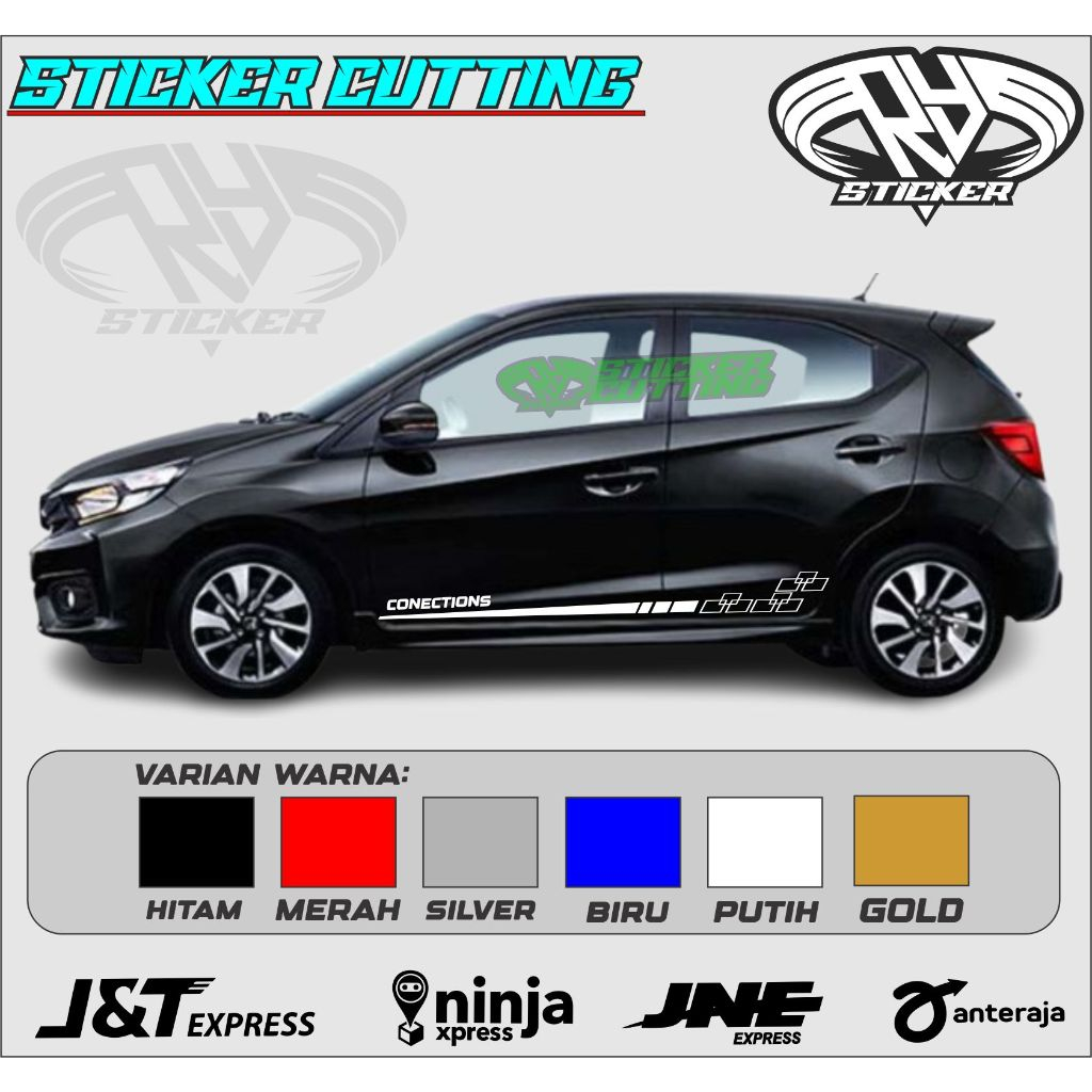 Jual Striping Mobil Universal keren bervariasi Sticker cutting Untuk ...