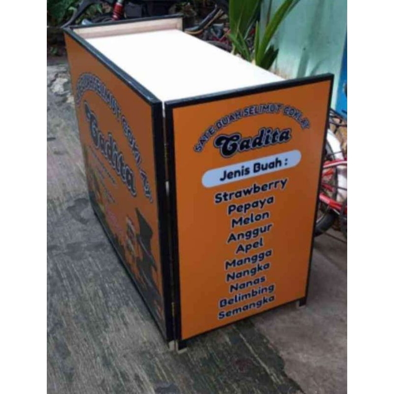 Jual simple bisa dilipat dan bongkar pasanh /booth lipat portable x ...