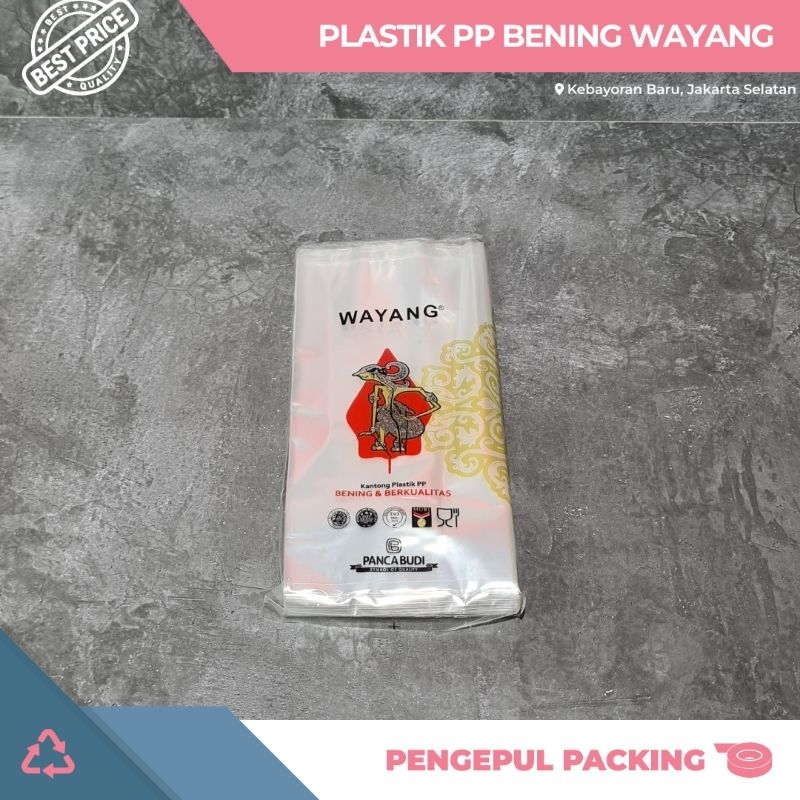 Jual Kantong Plastik PP Wayang Bening 10x20 12x25 15x30 isi 250 gram ...