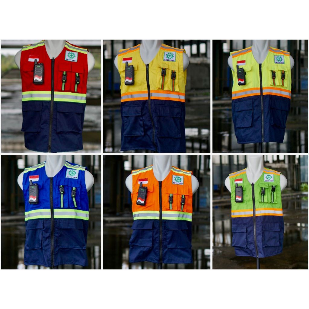 Jual ROMPI SAFETY | ROMPI SAFETY FIRST | ROMPI SAFETY VEST | BAHAN ...