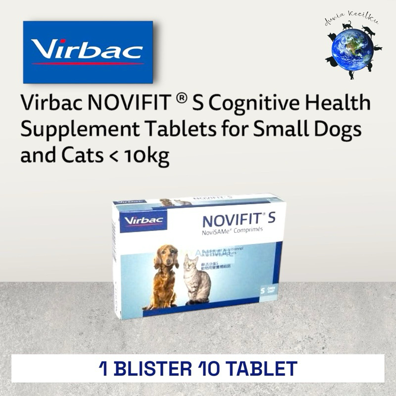 Jual Virbac Novifit S - Liver & Cognitive Health Supplement For Cats ...