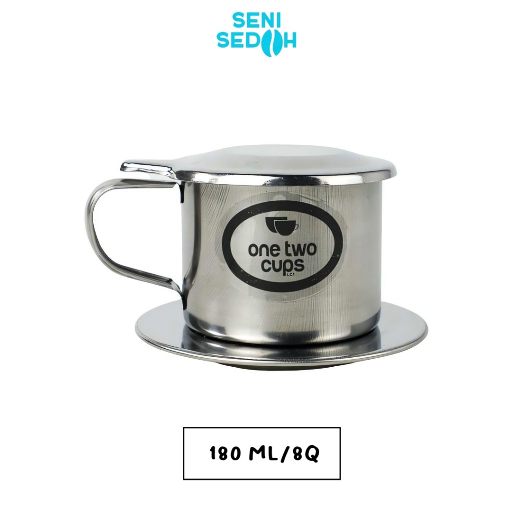 Jual One Two Cups Vietnam Drip Coffee Filter Pot Saringan Kopi 180ml | Shopee Indonesia