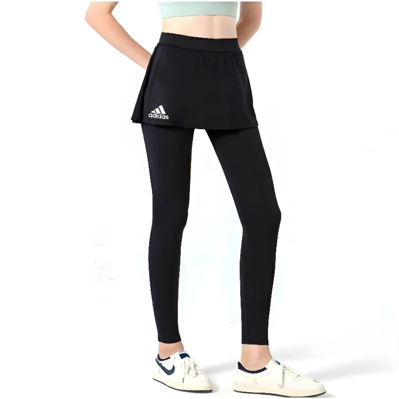 Jual 2 IN 1 Legging Rok Pendek Olahraga Wanita Sport Senam Aerobik Rokcel Rok celana | Shopee ...