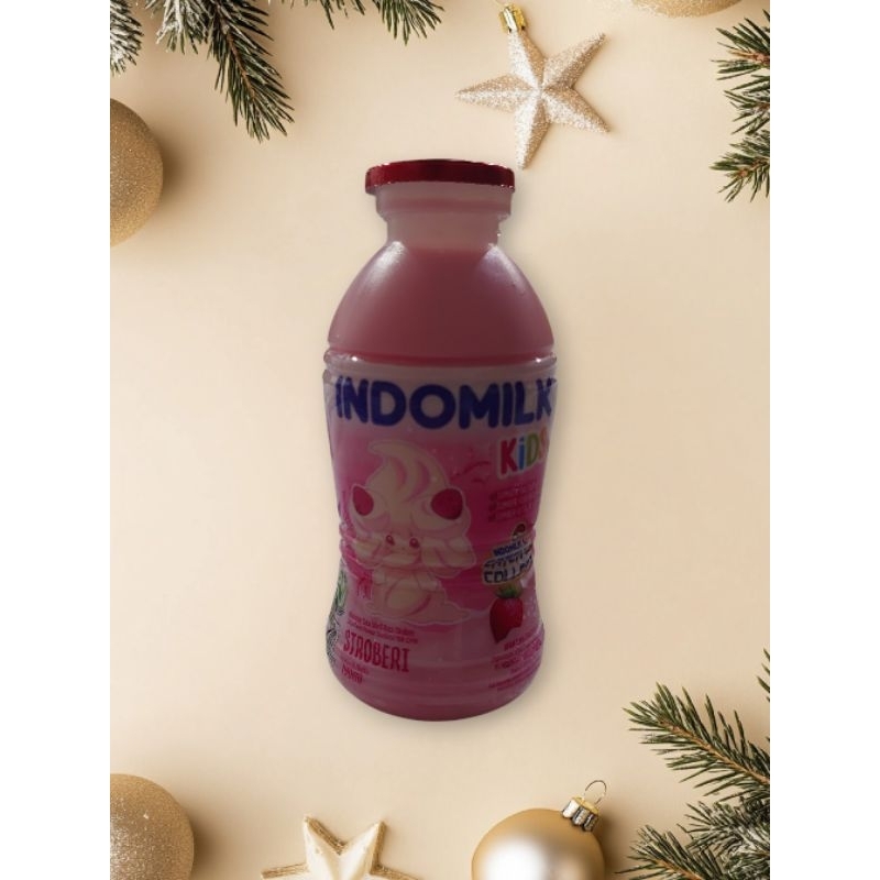 Jual susu indomilk190ml/susu rasa strobery/susu UHT/ | Shopee Indonesia