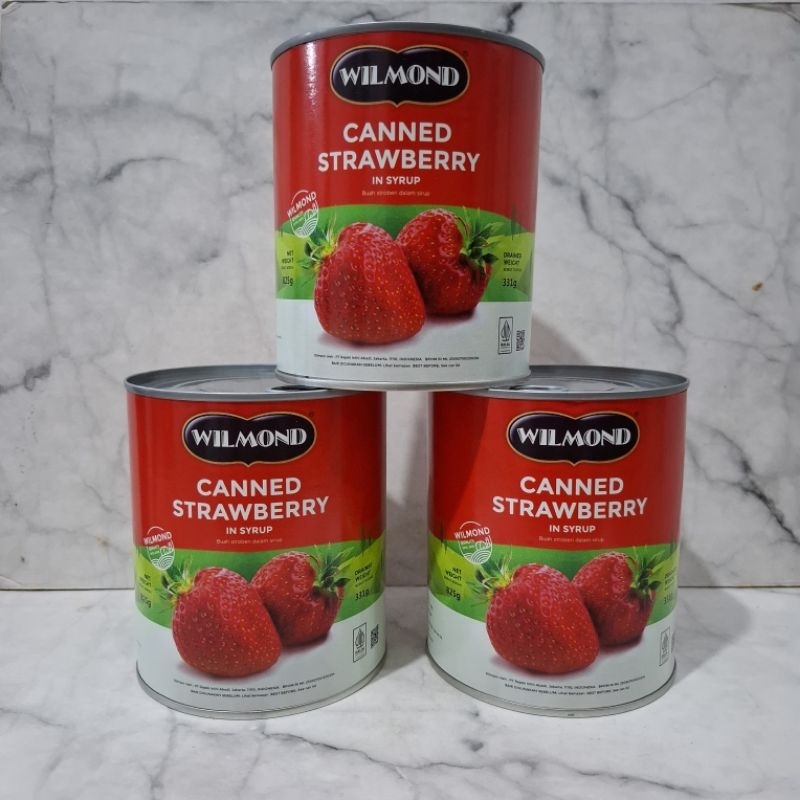 Jual buah strawberry kaleng - Wilmond Canned Strawberry In Syrup 825 gr ...