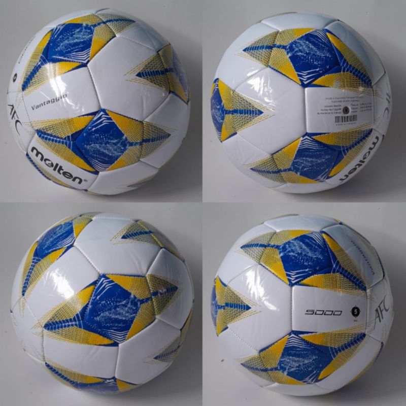 Jual BOLA SEPAK NO.5 MOLTEN VANTAGGIO AFC2024-2025 FREE pentiL&jaring | Shopee Indonesia