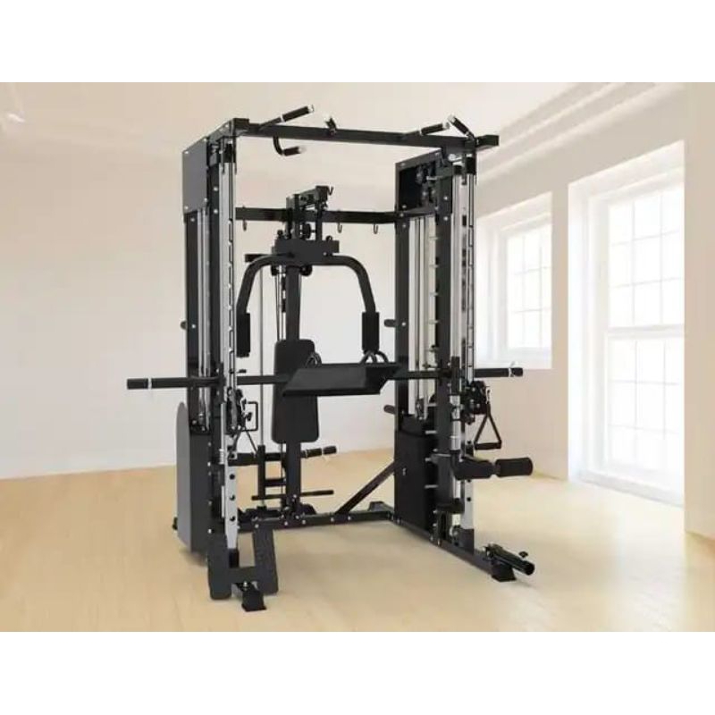 Jual ALAT OLAHRAGA FITNES GYM SMITH MACHINE MULTIFUNGSI | Shopee Indonesia