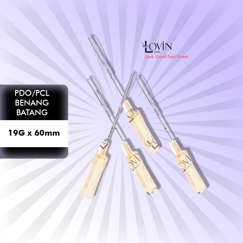 Jual [Satuan] Benang Min erva Hidung Cuping Nose Tip PDO PCL Uk19G x 60mm / 38mm | Shopee Indonesia