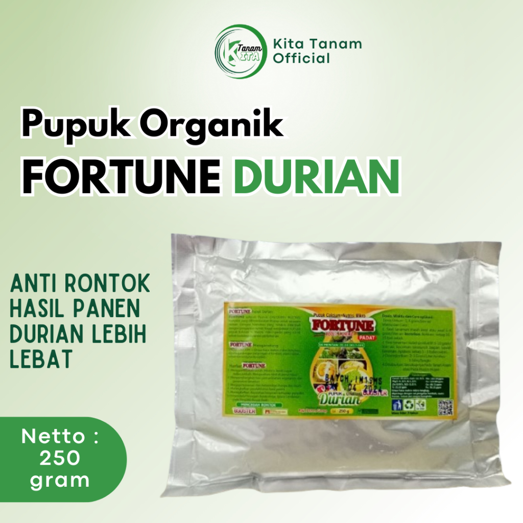 Jual Pupuk Pelebat Buah Durian Agar Cepat Berbuah Lebat, Booster Organik Nutrisi Perangsang ...