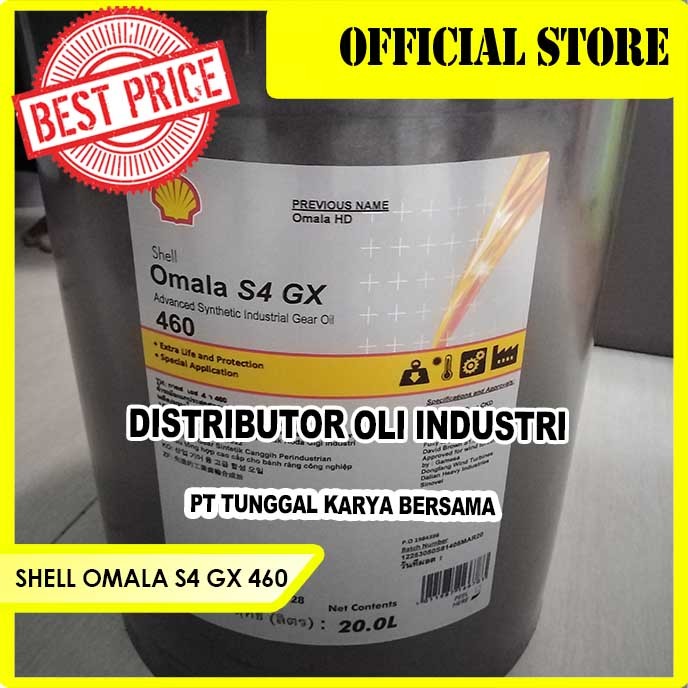 Jual SHELL OMALA S4 GX / GXV 460 ( Ready Stock - 20 Liter ) | Shopee Indonesia