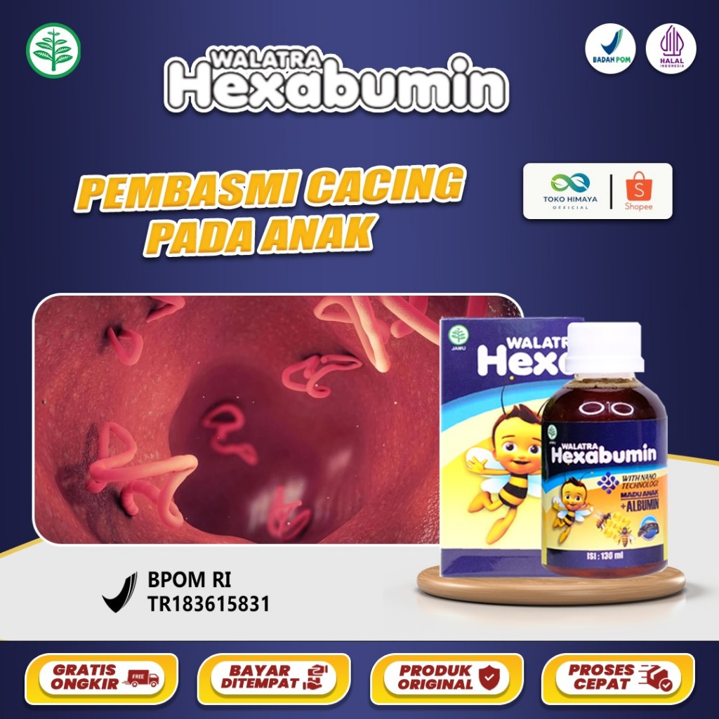 Jual Obat Cacingan Anak, Pencernaan Anak, Sakit Perut, Anus Gatal ...