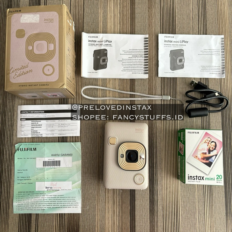Jual (LIMITED EDITION) Instax Mini Li-Play / Instax Evo Printer ...