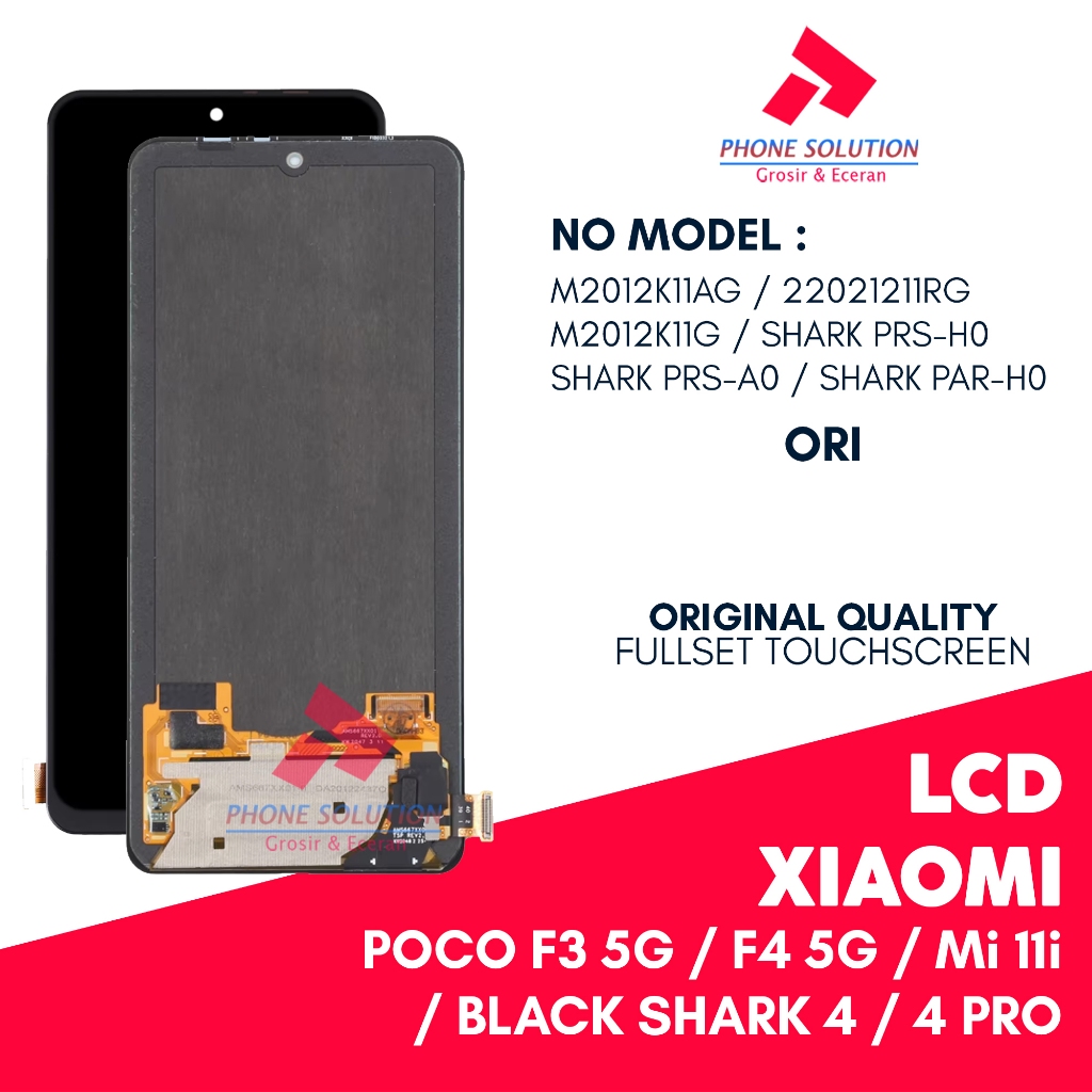 Jual LCD Xiaomi Poco F3 5G / Poco F4 5G / Mi 11i / Black Shark 4 / 4 pro - Fullset Touchscreen ...