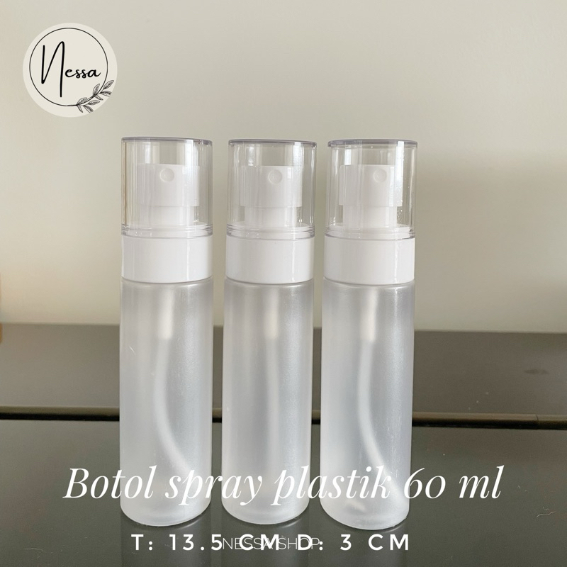 Jual Botol Plastik Frosted Mist Spray 60 ml | Shopee Indonesia