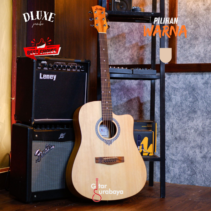 Jual sby- Gitar akustik Dluxe original pabrik | Shopee Indonesia
