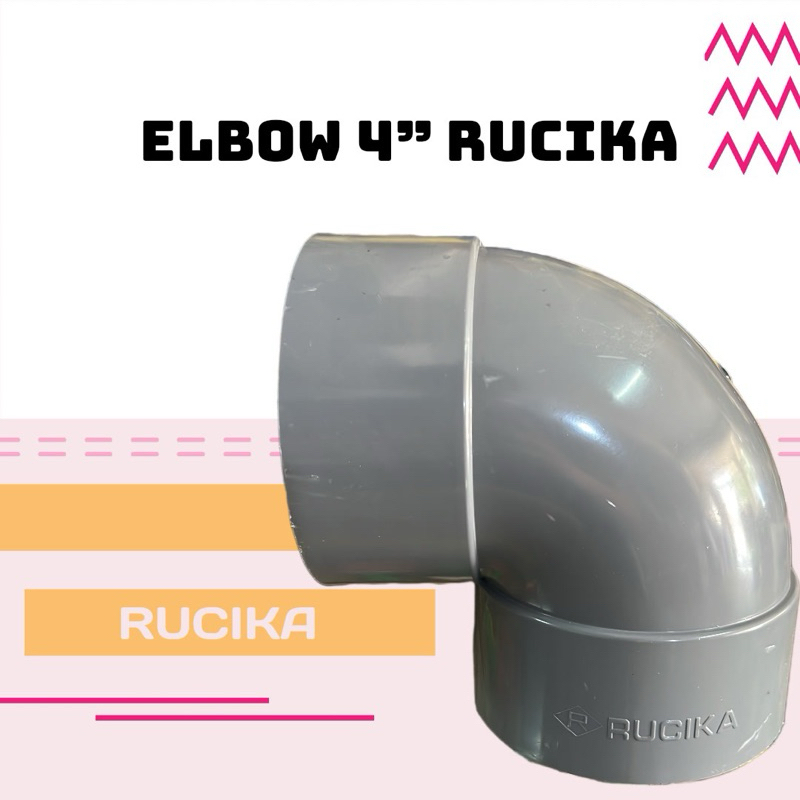 Jual Elbow Knee 4 Inch Rucika D Keni Elbow 4” Rucika | Shopee Indonesia