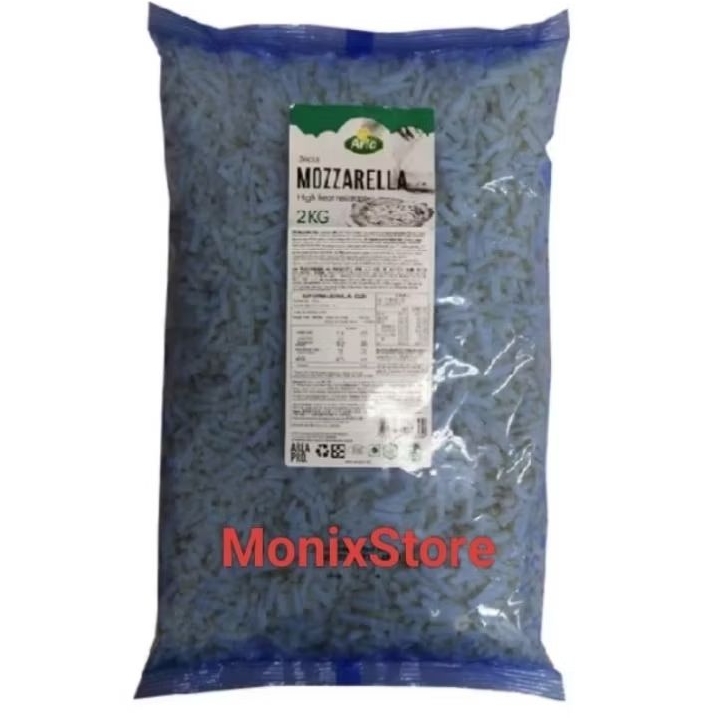 Jual IO ARLA PRO Mozzarella Shredded Pizza Topping 2 KG Dairy Partners ...