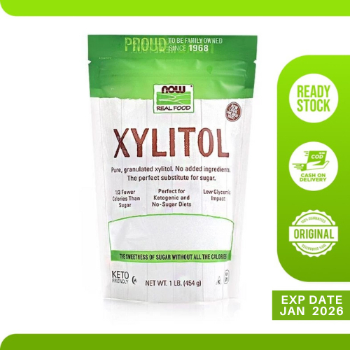 Jual Gula Sehat Alami Rendah Kalori Pemanis Organik Xylitol Now Foods ...