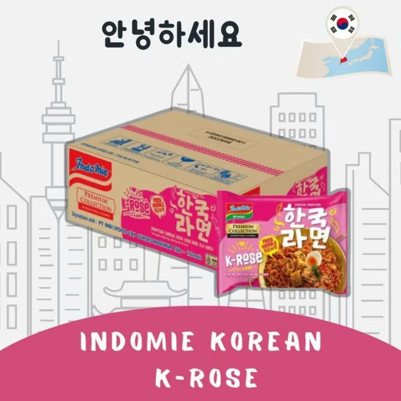 Jual Indomie Korean Ramyeon Series / Spicy Ramyeon / K-Rose / Fiery Chickin - 1 CTN | Shopee ...