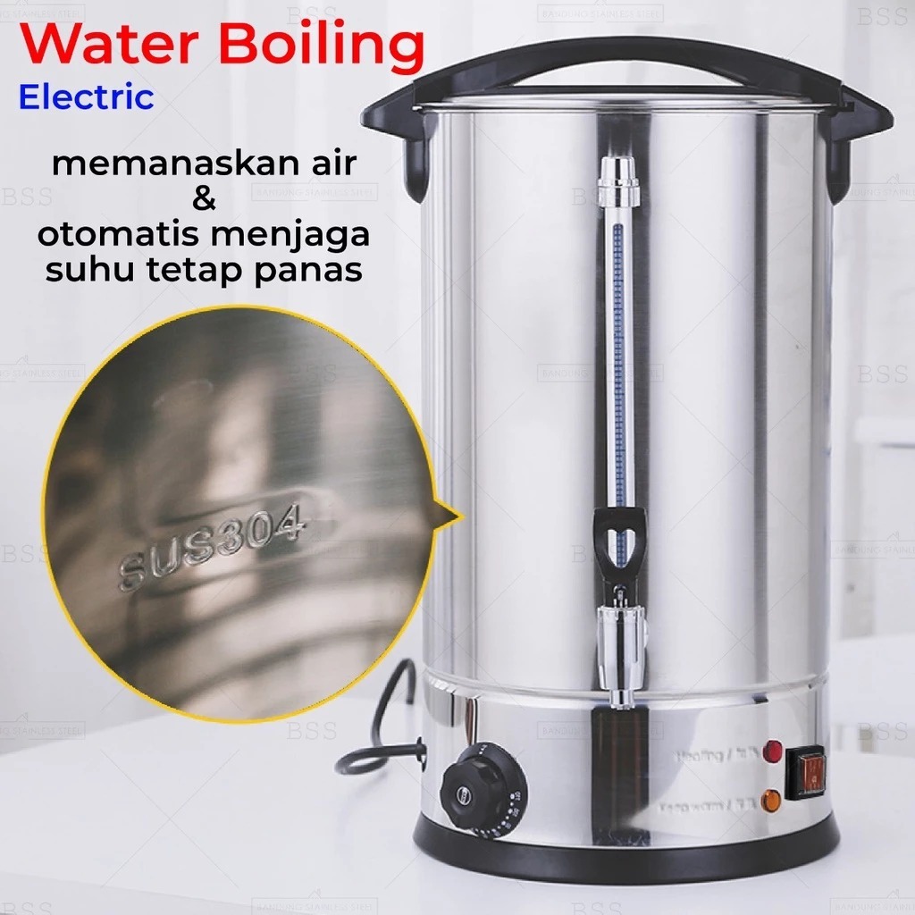 Jual SUS 304 Water Boiling Electric Otomatis Panas Pemanas Air Minum ...