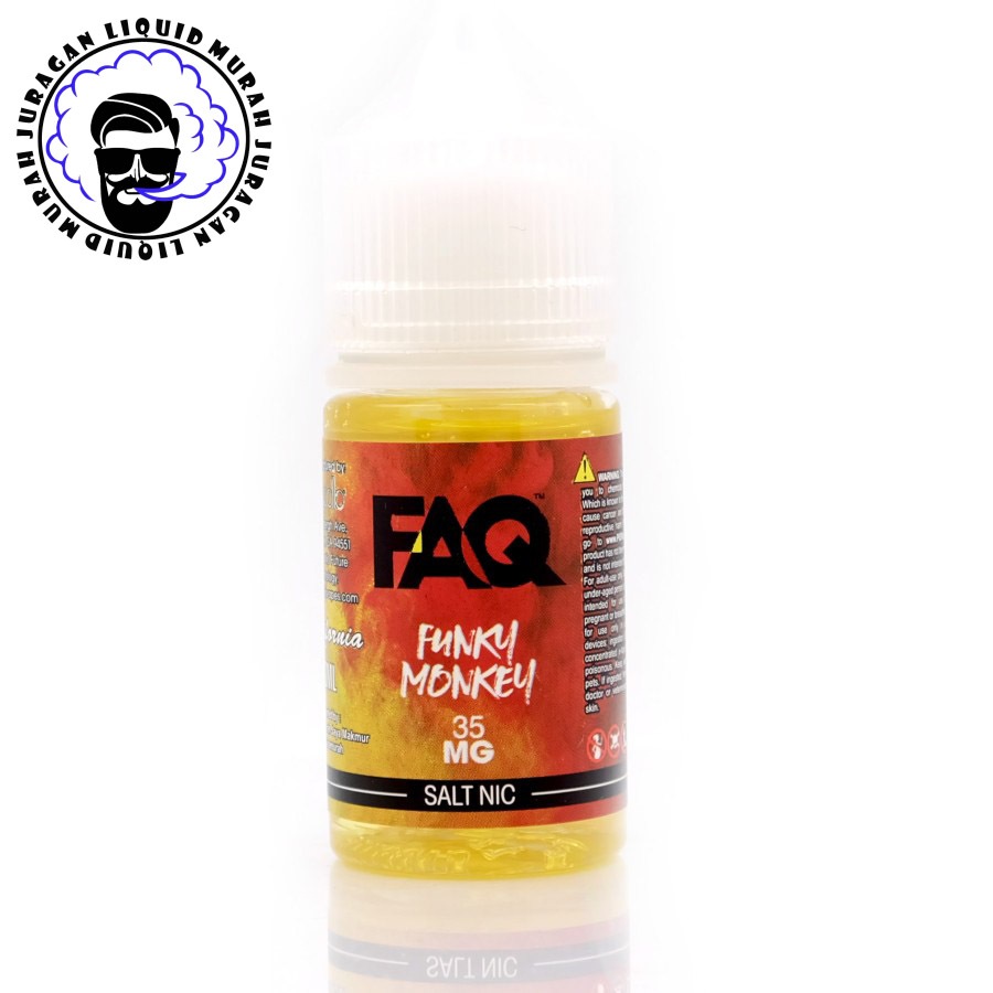 Jual Liquid FAQ Funky Monkey Saltnic Strawberry Banana Kiwi 30ml Salt ...