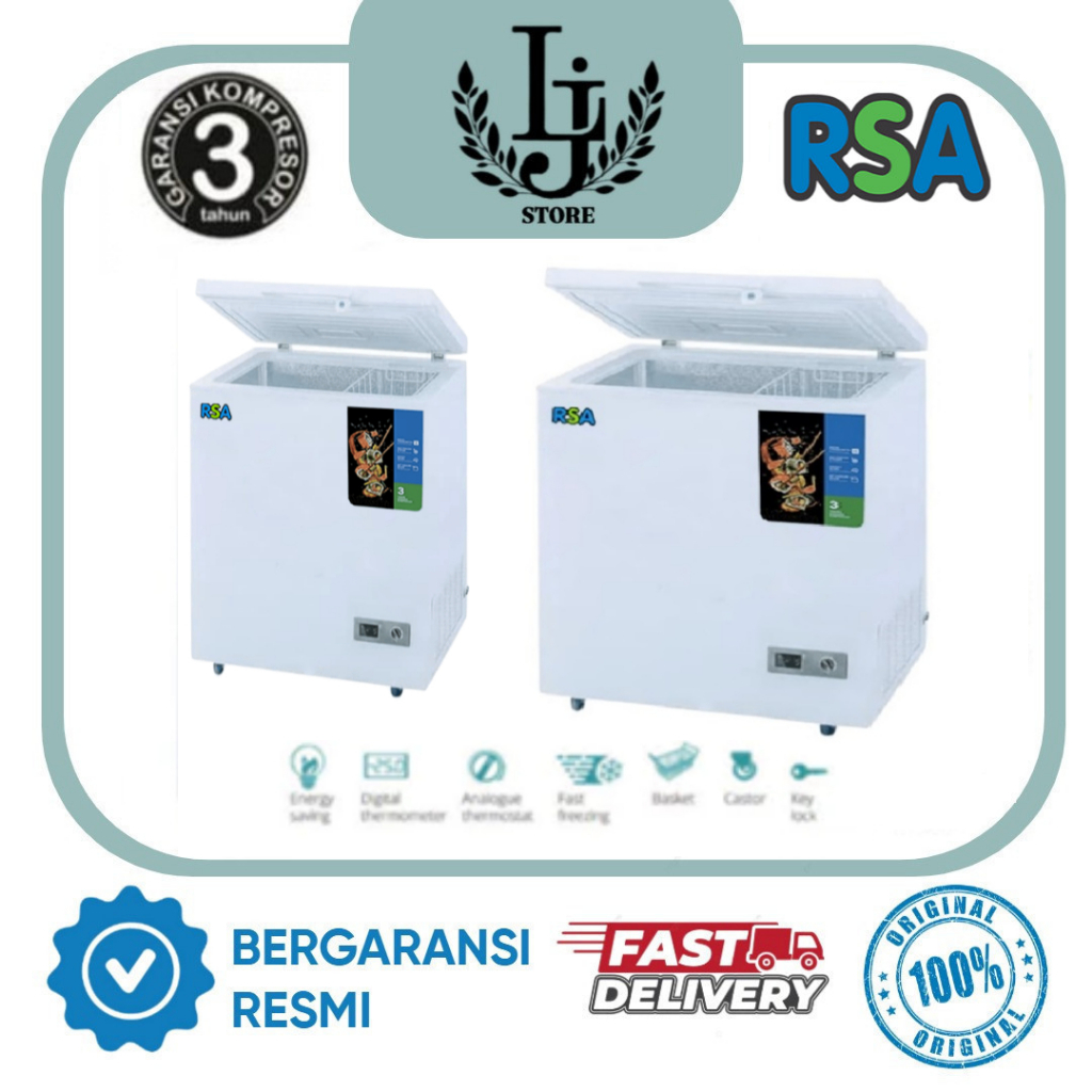 Jual Chest Freezer RSA CF110 / CF210 / CF310 Freezer Box RSA Lemari ...