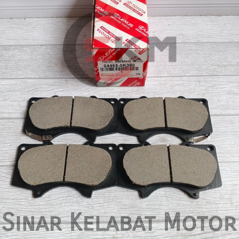 Jual KAMPAS REM DEPAN BRAKE PAD FRONT FR TOYOTA INNOVA REBORN HILUX SINGLE CABIN 04465-0K380 ...