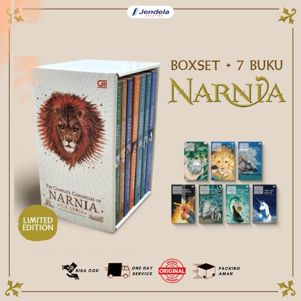 Jual Box Set Narnia - The Chronicles of Narnia CS Lewis | Shopee Indonesia