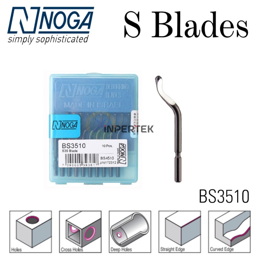 Jual Deburring Blade NOGA BS3510 Pisau Chamfer Tool Besi Kayu Plastik ...