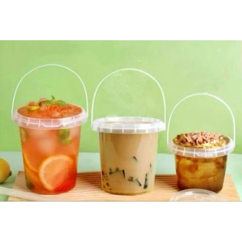 Jual Cup Ember Bucket / Dessert Box 500ml, 750ml & 1000ml + Tutup (ISI ...