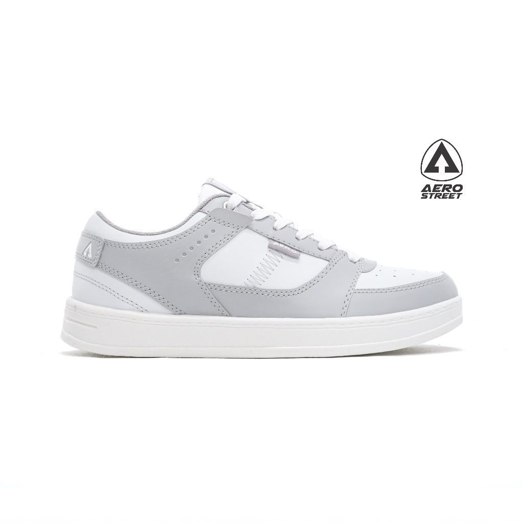 Jual Aerostreet 37-44 Hoops Low 2.0 Putih Putih Abu Muda - Sepatu ...