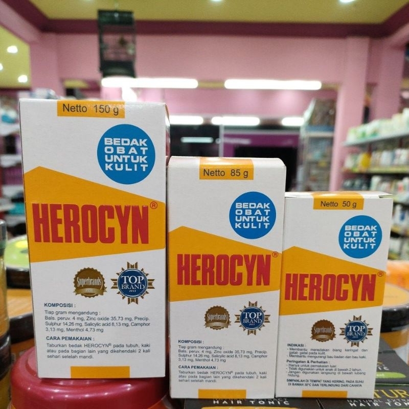 Jual Herocyn powder (bedak obat untuk kulit) | Shopee Indonesia