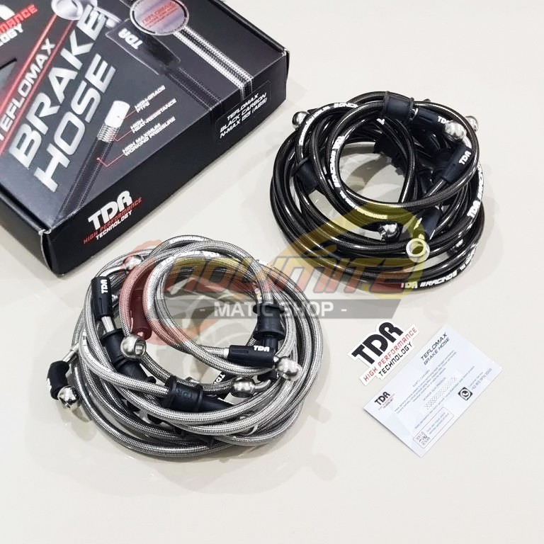 Jual Selang Rem TDR Racing Teflomax Depan Belakang Yamaha NMAX ABS | Shopee Indonesia
