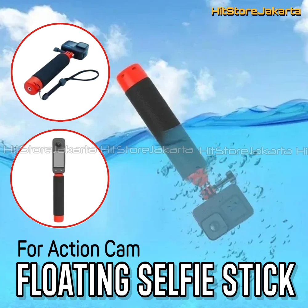 Jual Floating Selfie Stick For GoPro Insta360 Osmo Action Cam Floaty ...