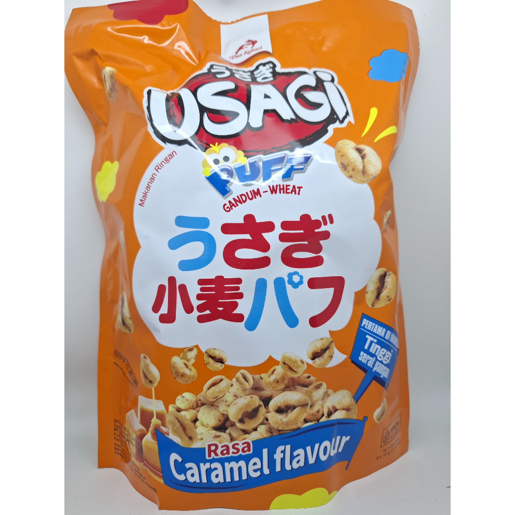 Jual DUA KELINCI / USAGI PUFF / RASA CARAMEL 80 GR | Shopee Indonesia