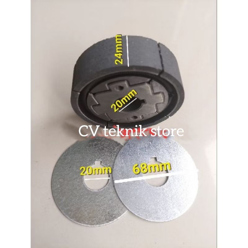 Jual kanvas kopling / kampas stemper as20mili tebal 24mili stemper RM80 ...