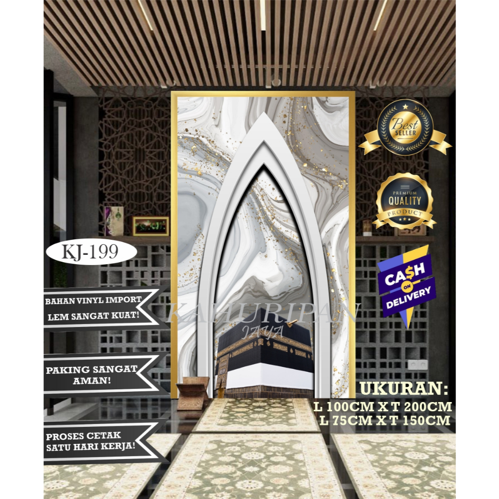 Jual PROMO!!! Mihrab Mushola Rumah - Sticker Mihrab Mushola Rumah ...
